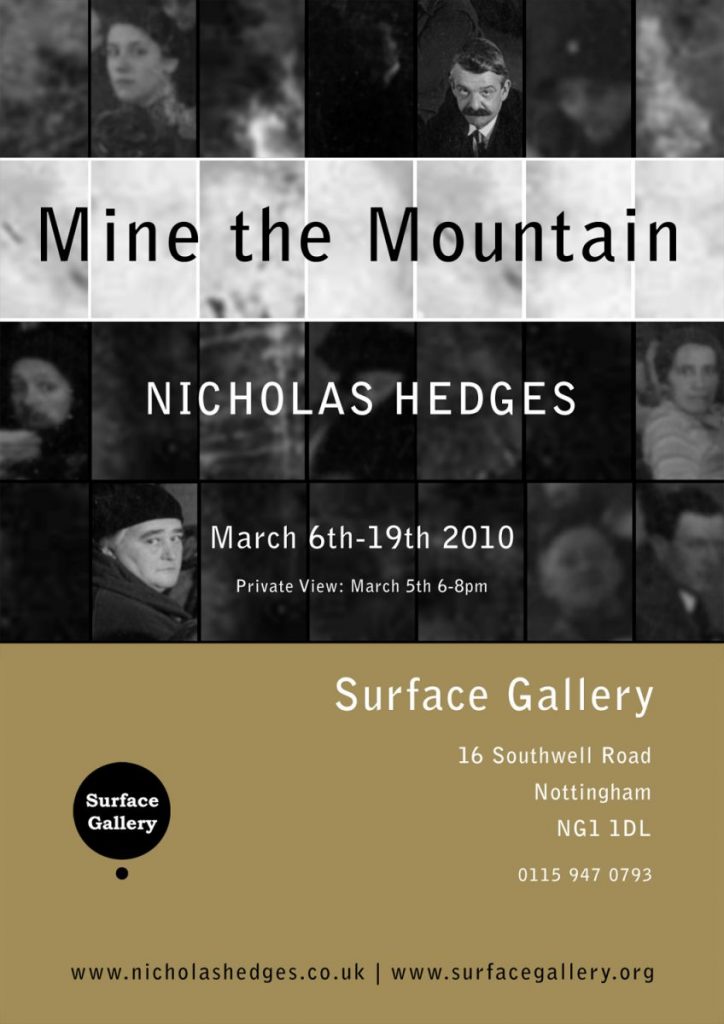 Exhibition posters by Oxford based artist Nicholas Hedges